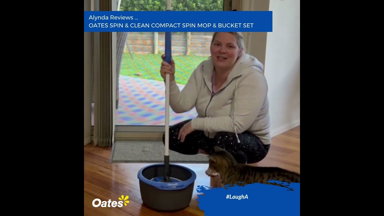 Oates Spin & Clean Compact Spin Mop & Bucket Set Review - YouTube