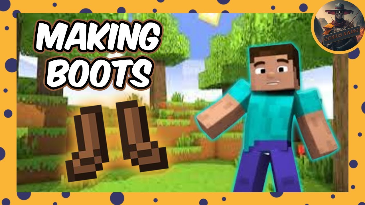 How to make Boots in Minecraft | Minecraft Recipe - YouTube