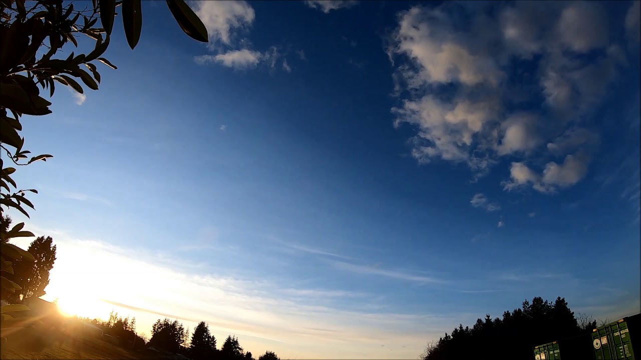 Winter Clouds Time Lapse - YouTube