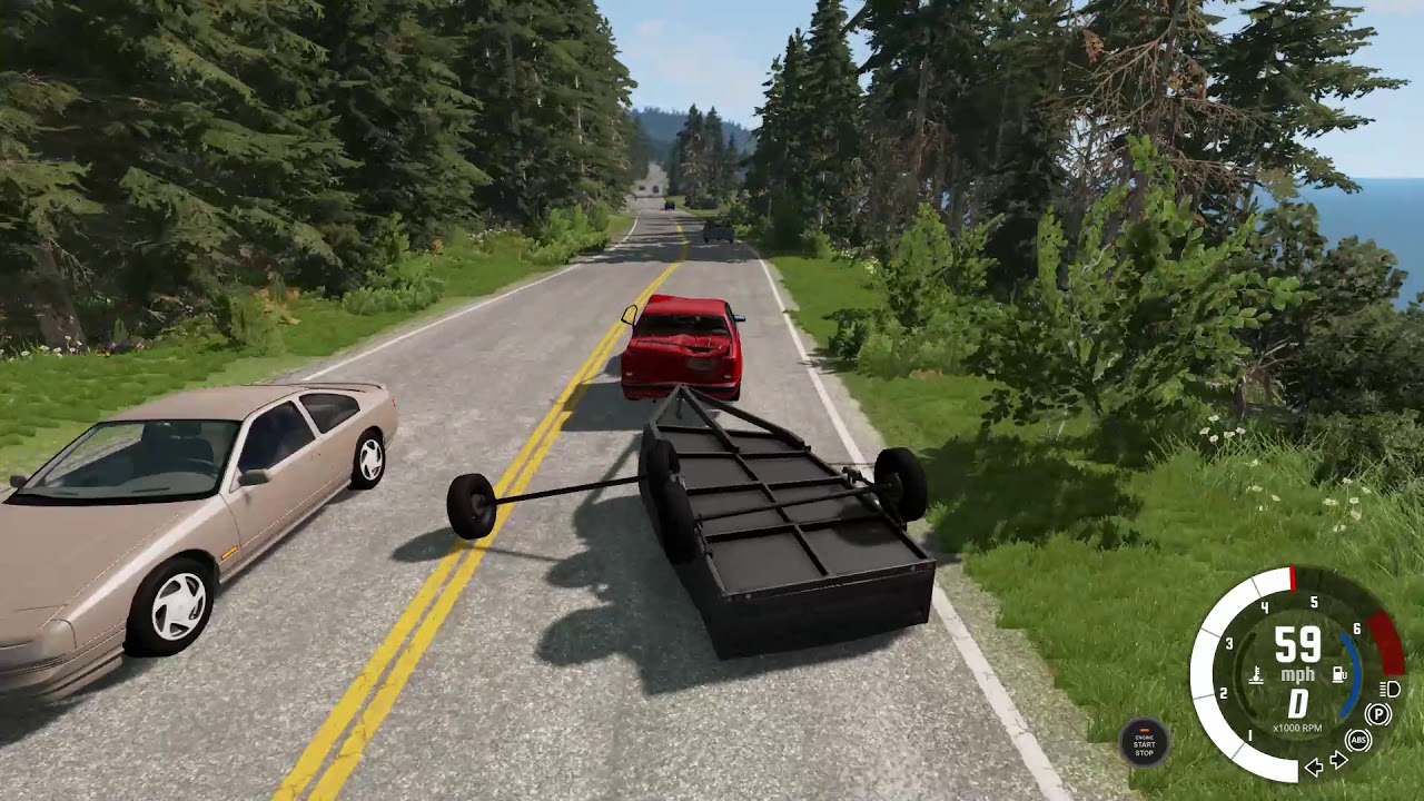 BeamNG "Boat" Actually converting a trailer into a boat! - YouTube