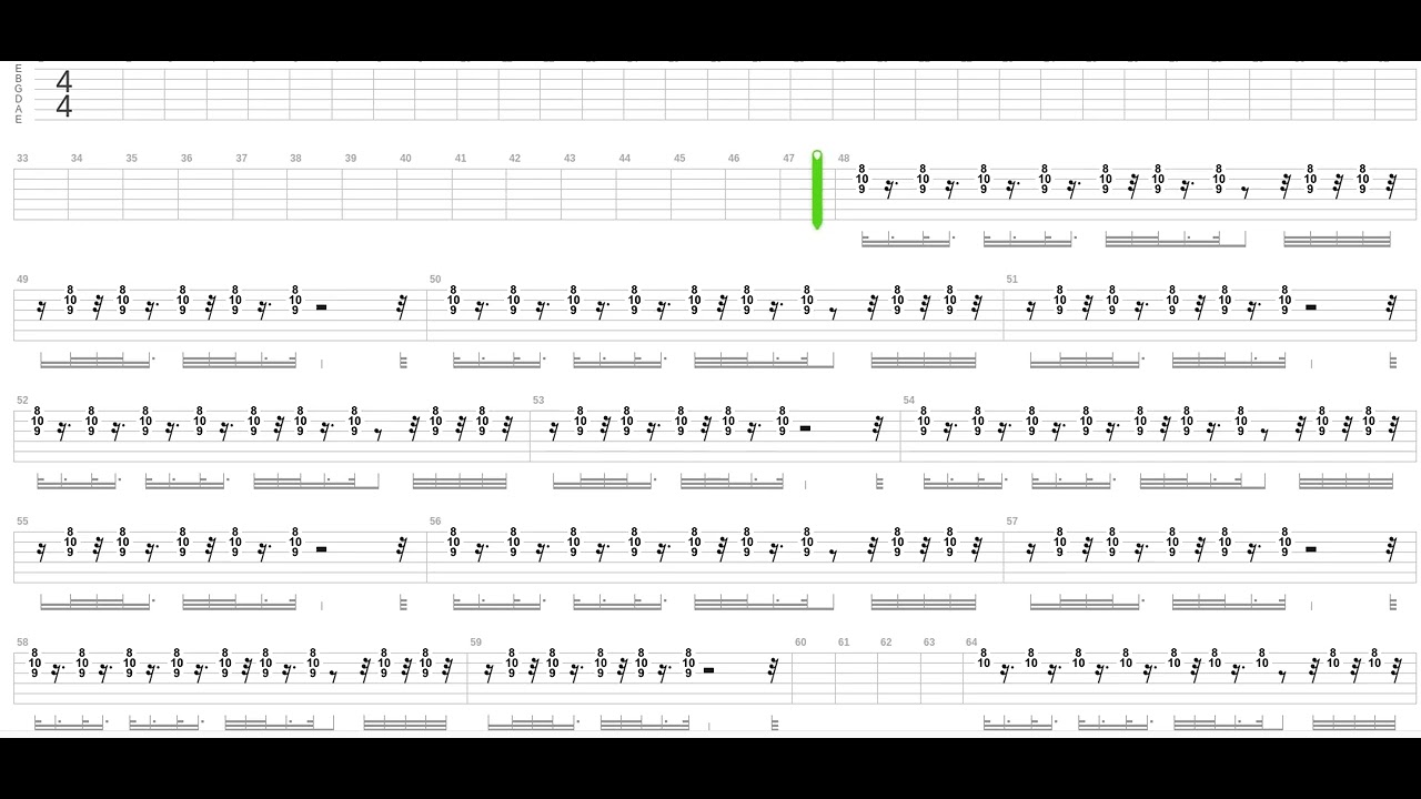 Bad Tab by Michael Jackson + Guitar only + Guitar tab - YouTube