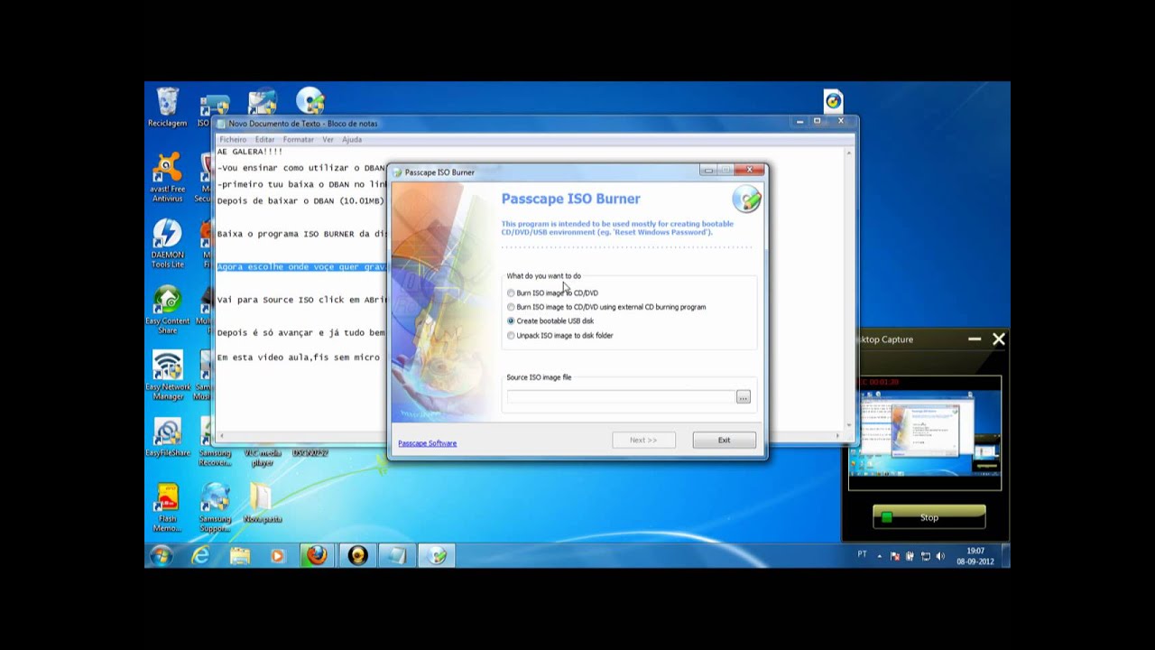 Como criar ISO DBAN - YouTube