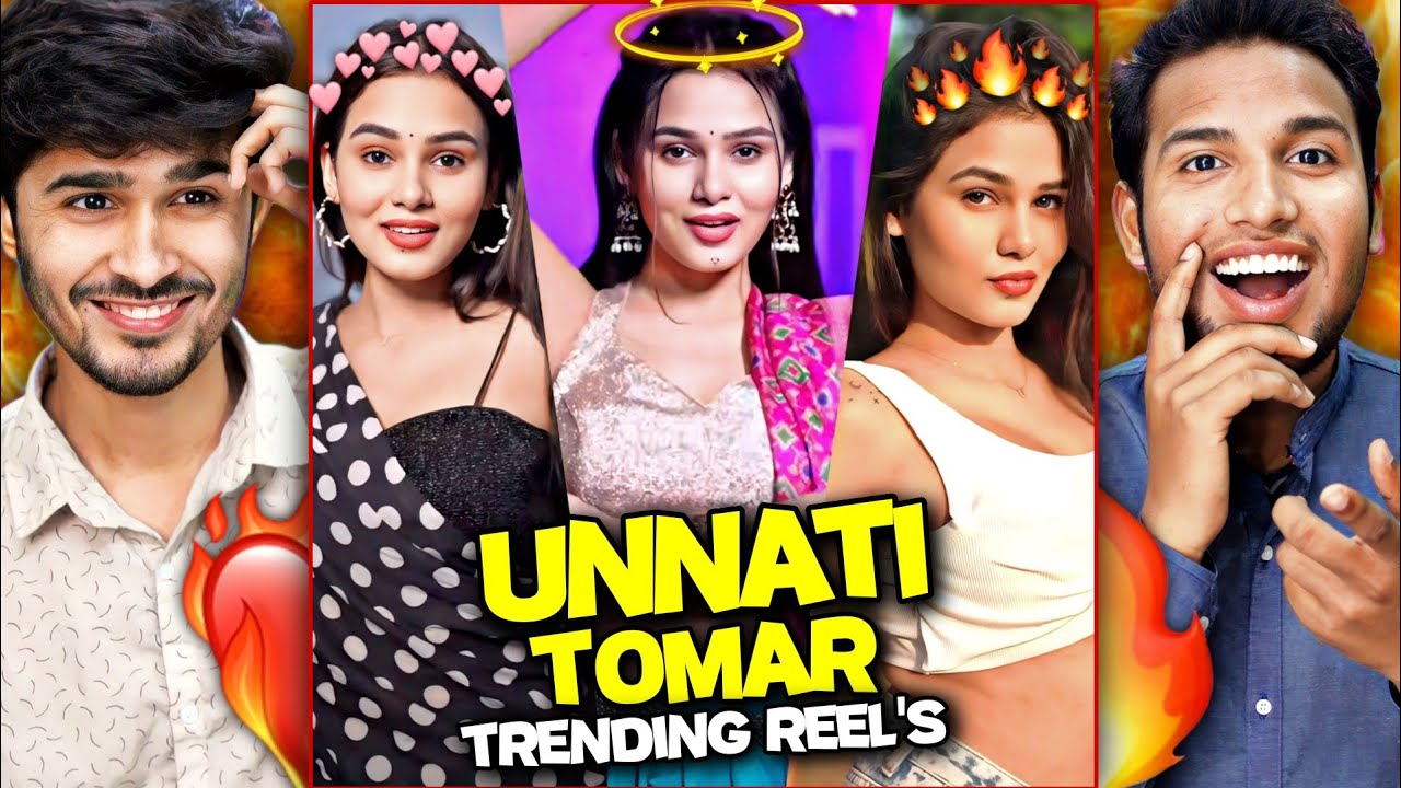 Unnati Tomar Instagram Cutest Reels + Edits Reaction 😍💯 | She Is Beauty ...