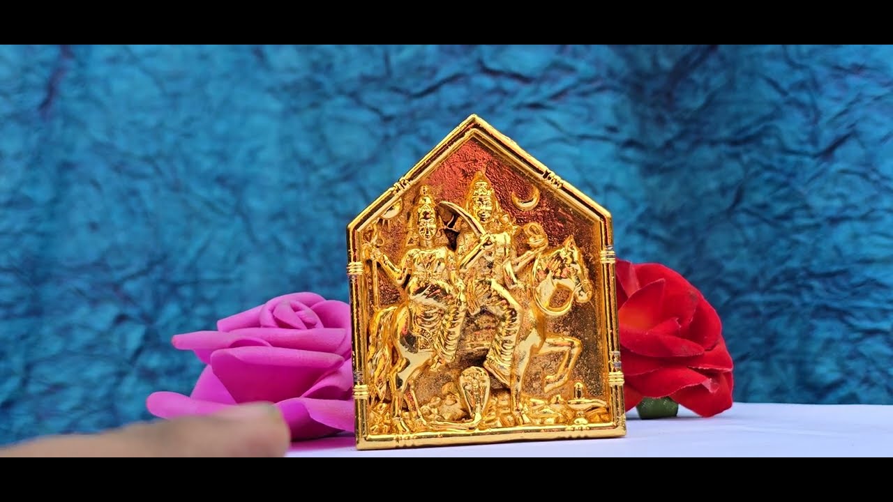 Bhairoba bhavani taak in panchdhatu - YouTube