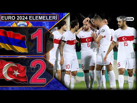 ERMENİSTAN 1-2 TÜRKİYE  / 3 PUAN İLE BAŞLIYORUZ /AVRUPA ŞAMPİYONASI ELEMELERİ