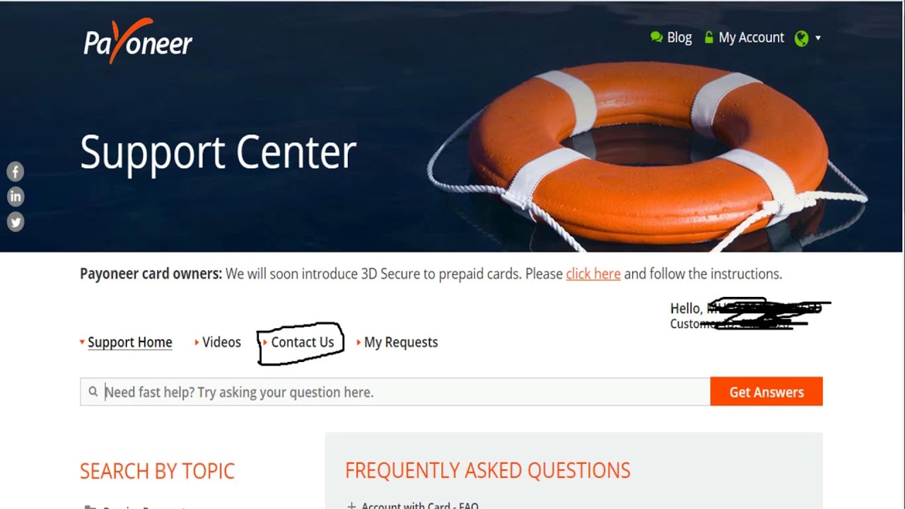 Payoneer support call | Contact with Payoneer Support | Solved Problem ...