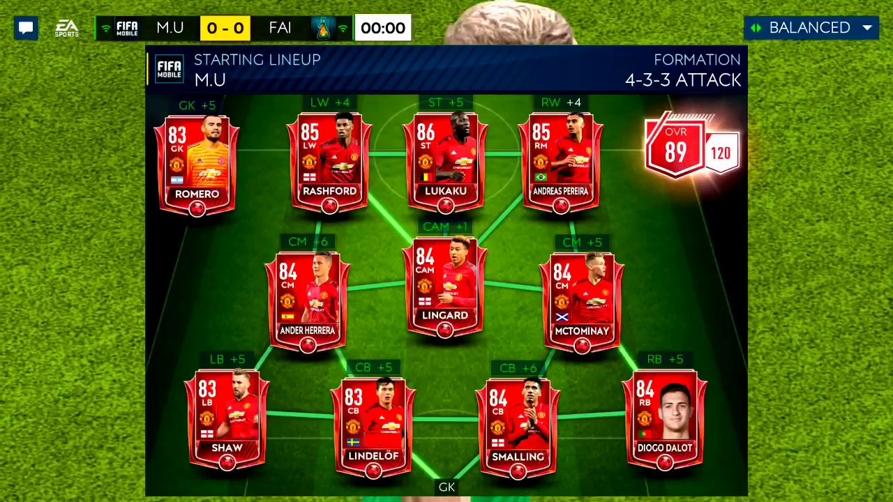 Build And Review Team Manchester United Fifa Mobile 19 - Xây dựng đội ...