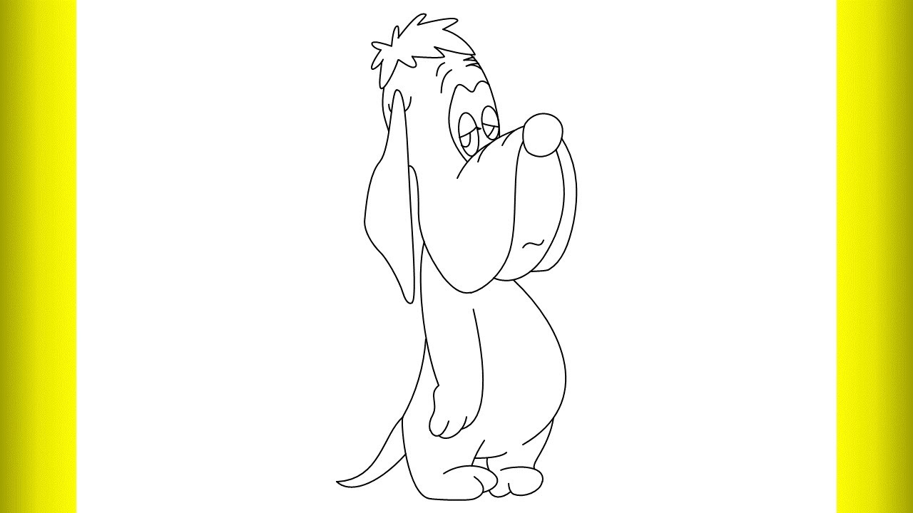 How To Draw Droopy From Tom And Jerry / Drawing Creation / - YouTube