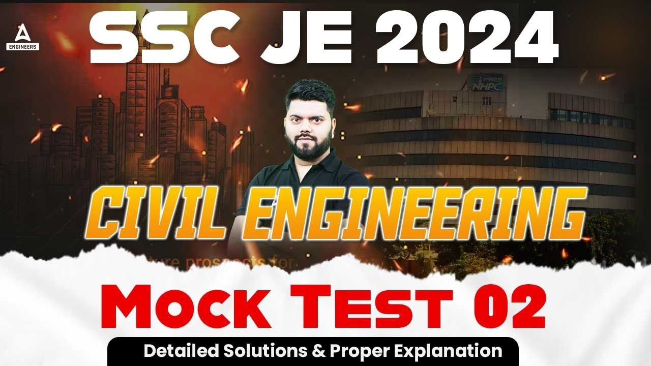 SSC JE Civil Engineering 2024 | SSC JE Civil Mock Test | SSC JE 2024 ...