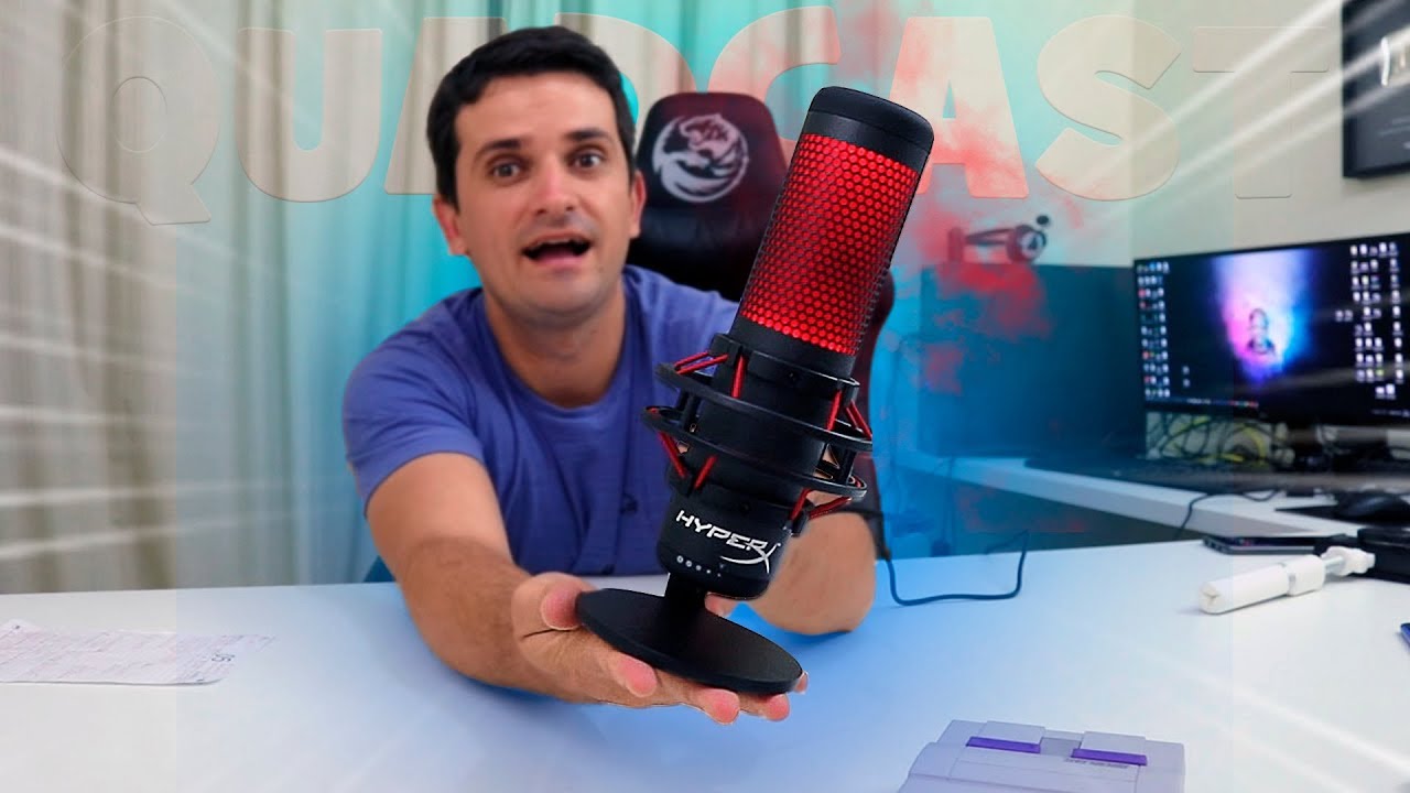 SERÁ O MELHOR DO MERCADO!?! | LANÇAMENTO Microfone Hypercast Quadcast ...