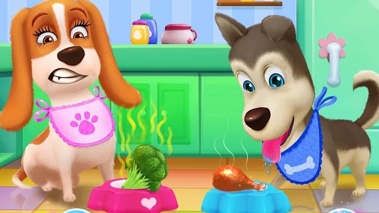 Baby Play Fun with Puppy, Puppy Life - Secret Pet Party, Baby Cartoons ...