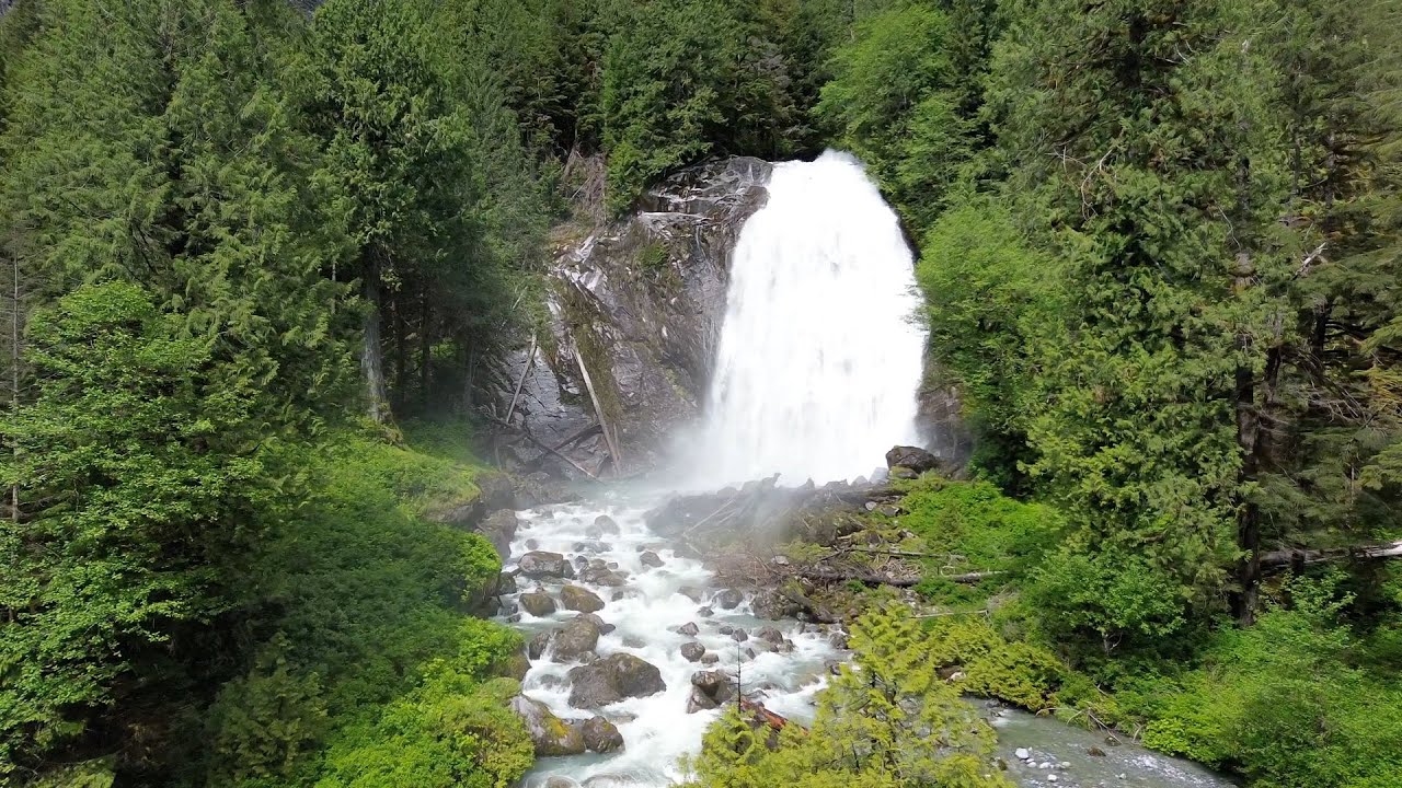 Princess Louisa, Chatterbox Falls: Aerial View - YouTube