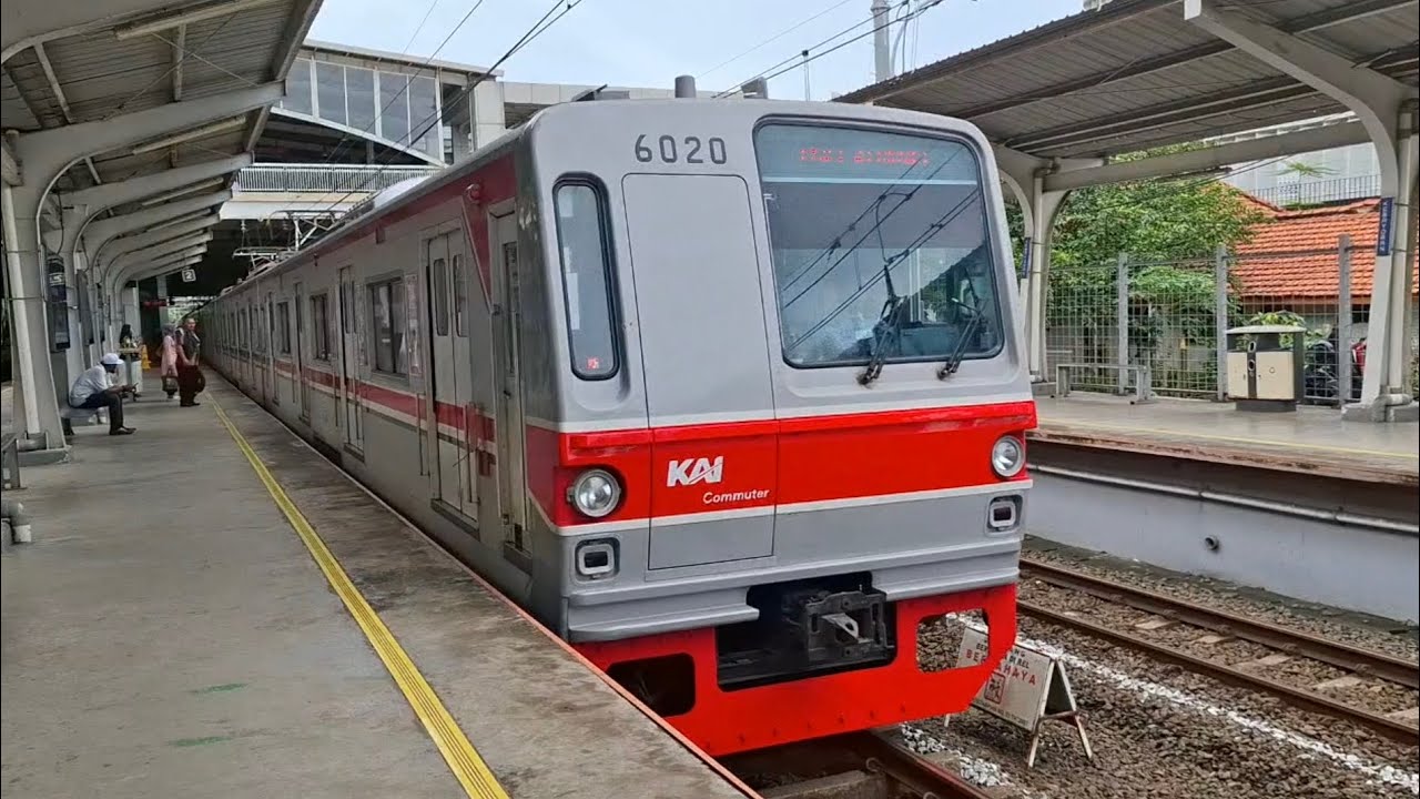 KRL Commuter Line Rangkasbitung Line TM 6000 Kebayoran - Palmerah - YouTube