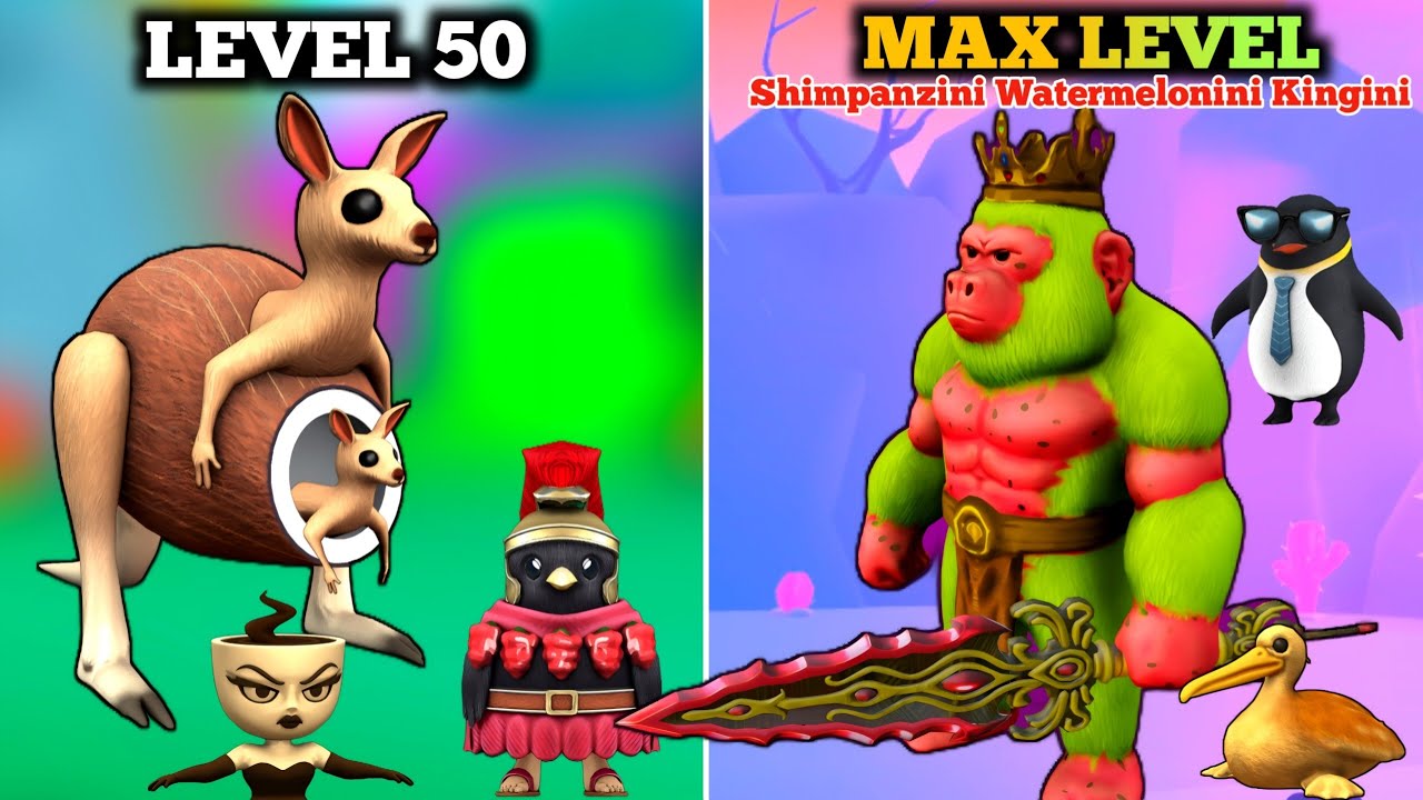 Brainrot Evolution New LEVEL 50 TO LEVEL 57 MAX LEVEL Evolution LEAKS ...