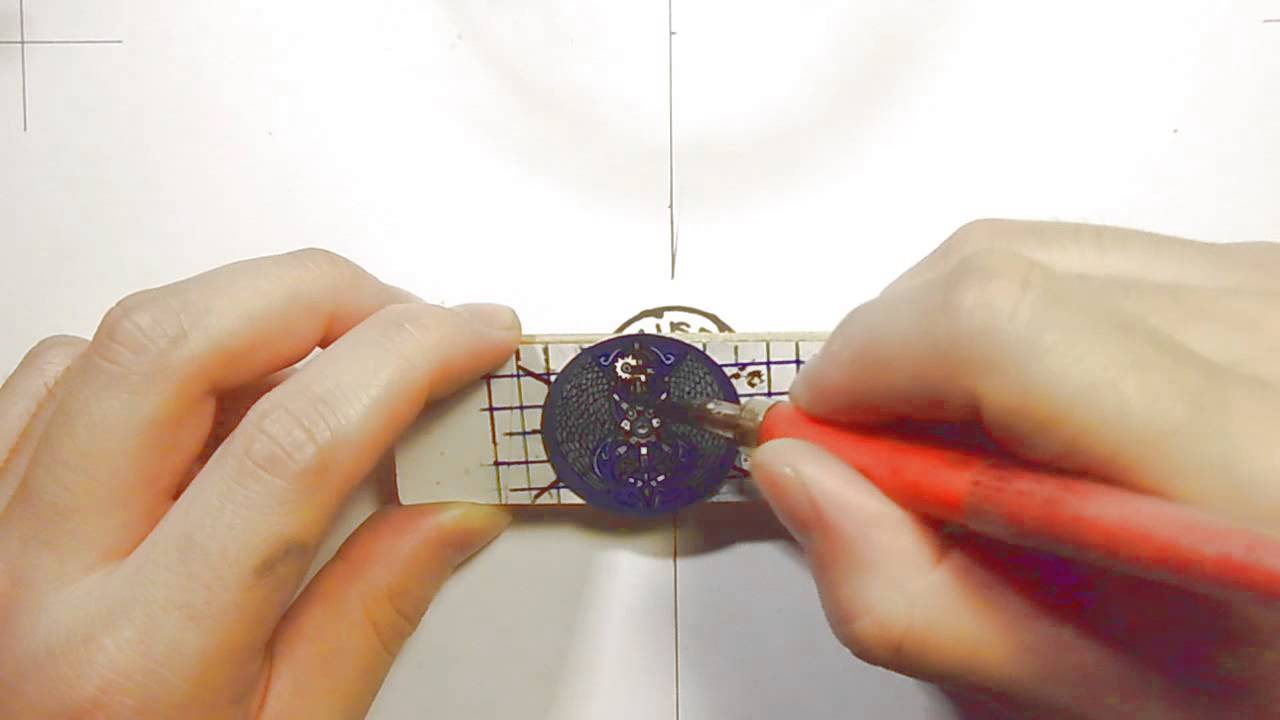 The making of Metal Feather watch dial - YouTube