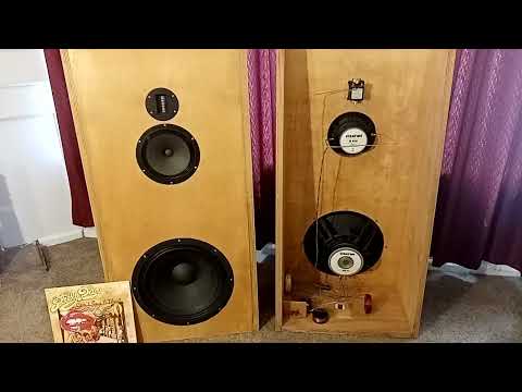 15 inch Visaton no box open baffle loudspeakers. - YouTube