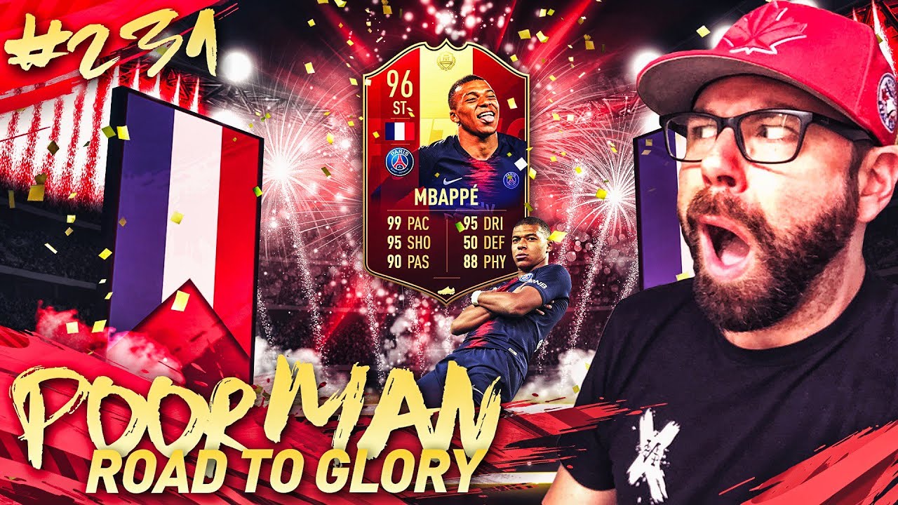 OMG I PACK 96 TOTS MBAPPE!!!!! - POOR MAN ROAD TO GLORY #231 - FIFA 19 ...