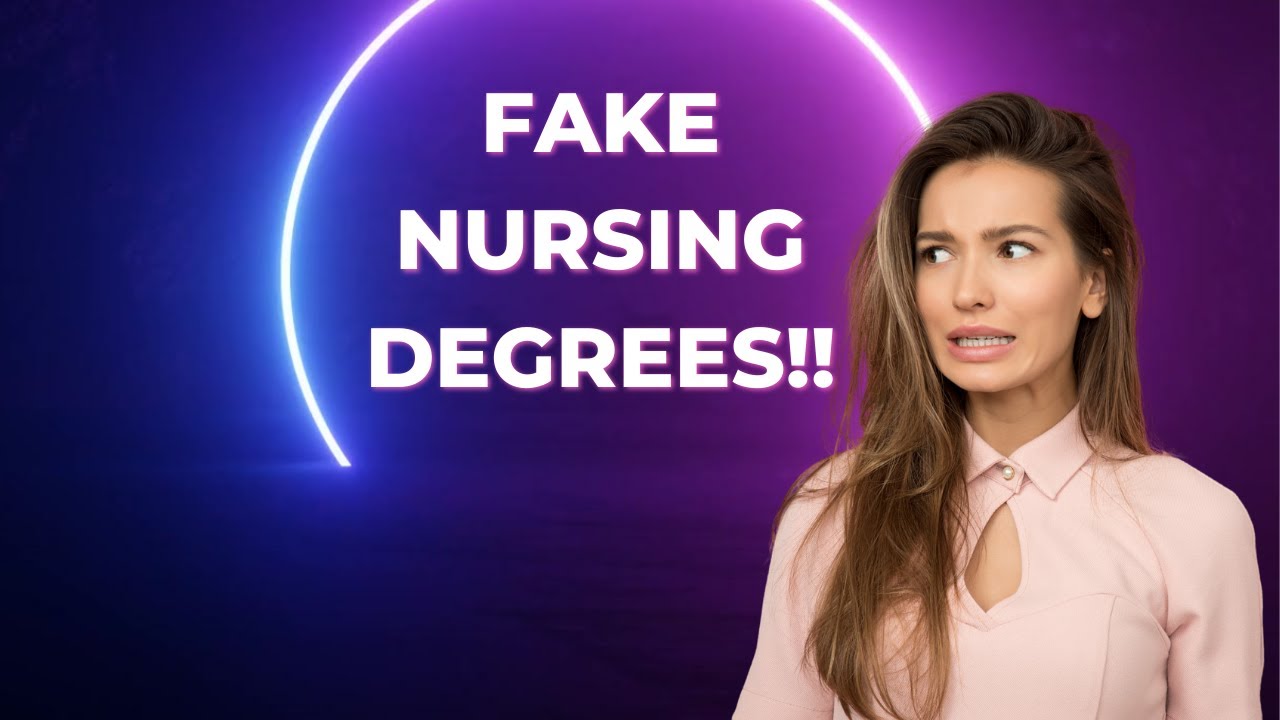 Fake Nursing Diplomas and Nursing Exam Pass Rates Drop - YouTube