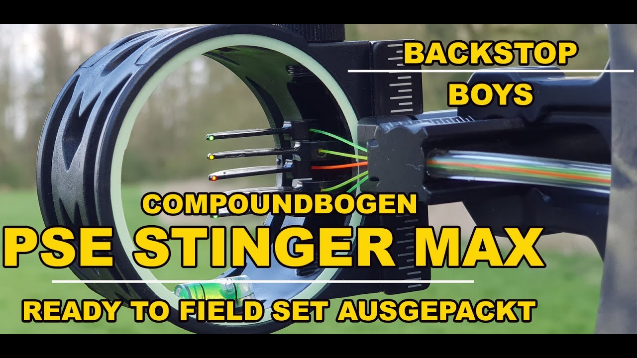 PSE STINGER MAX 2021 - Singlecam Compoundbogen - Ready to Field Set ausgepackt und vorgestellt ...