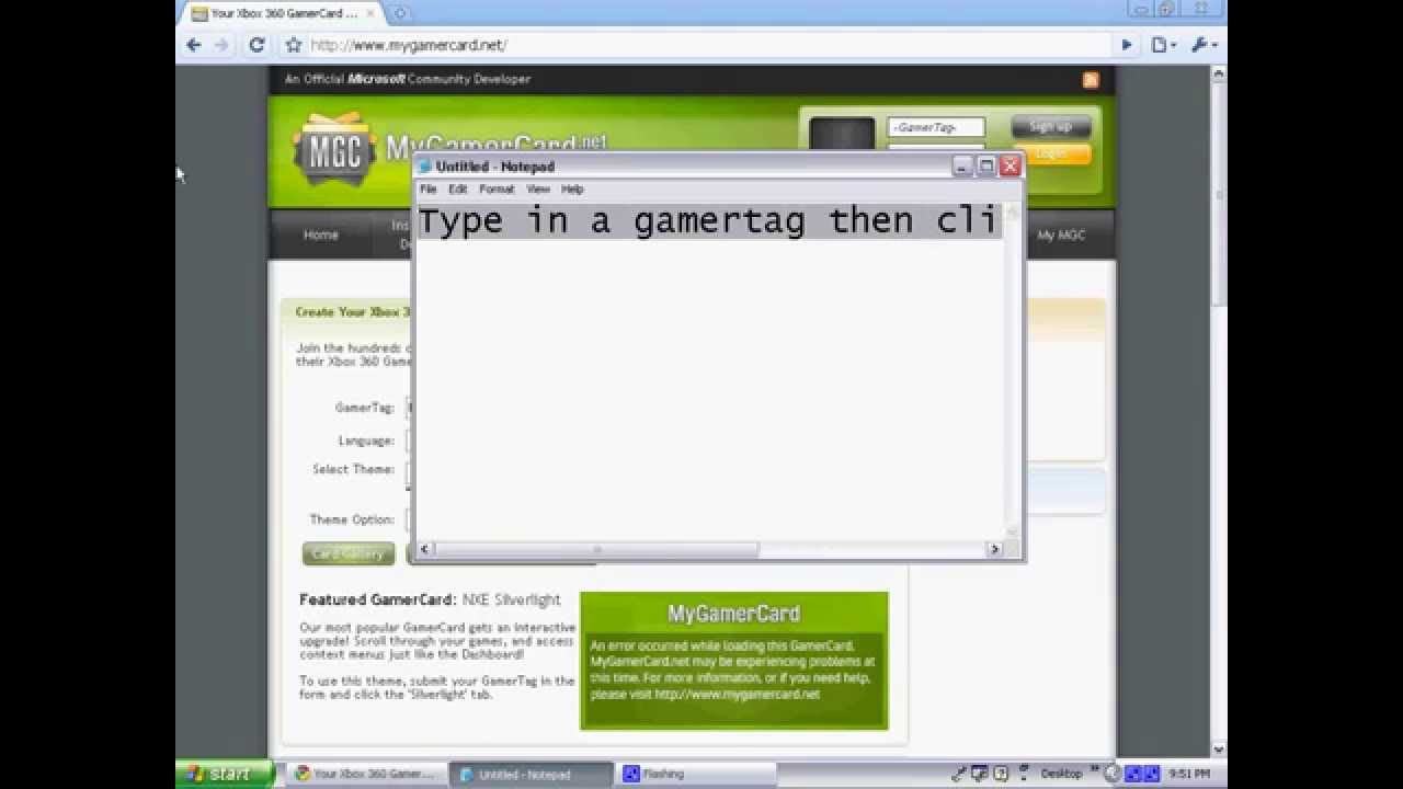 how to put your gamercard on a website - YouTube