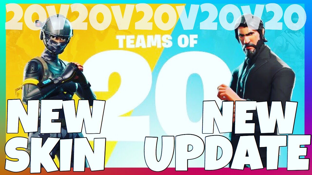 NEW "BURNOUT" SKIN!! NEW Fortnite UPDATE!! NEW 20v20v20v20v20 GAMEMODE ...