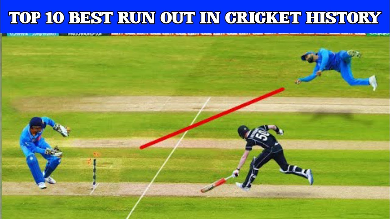 Top 10 best run outs in cricket history - YouTube