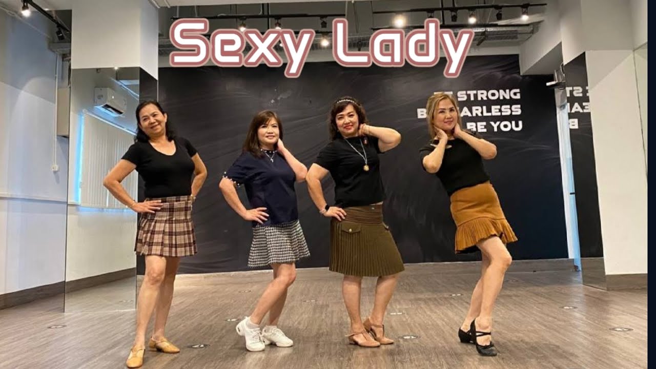 Sexy Lady Line Dance // Equator Dance // Beginner - YouTube