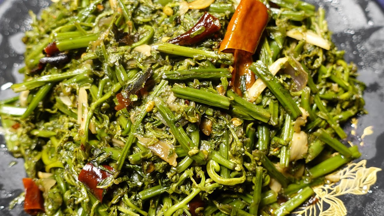 ঢেঁকি শাক ভাজি করার সহজ রেসিপি/শাক ভাজি/Deki shak Vazi Korar Sohoj ...