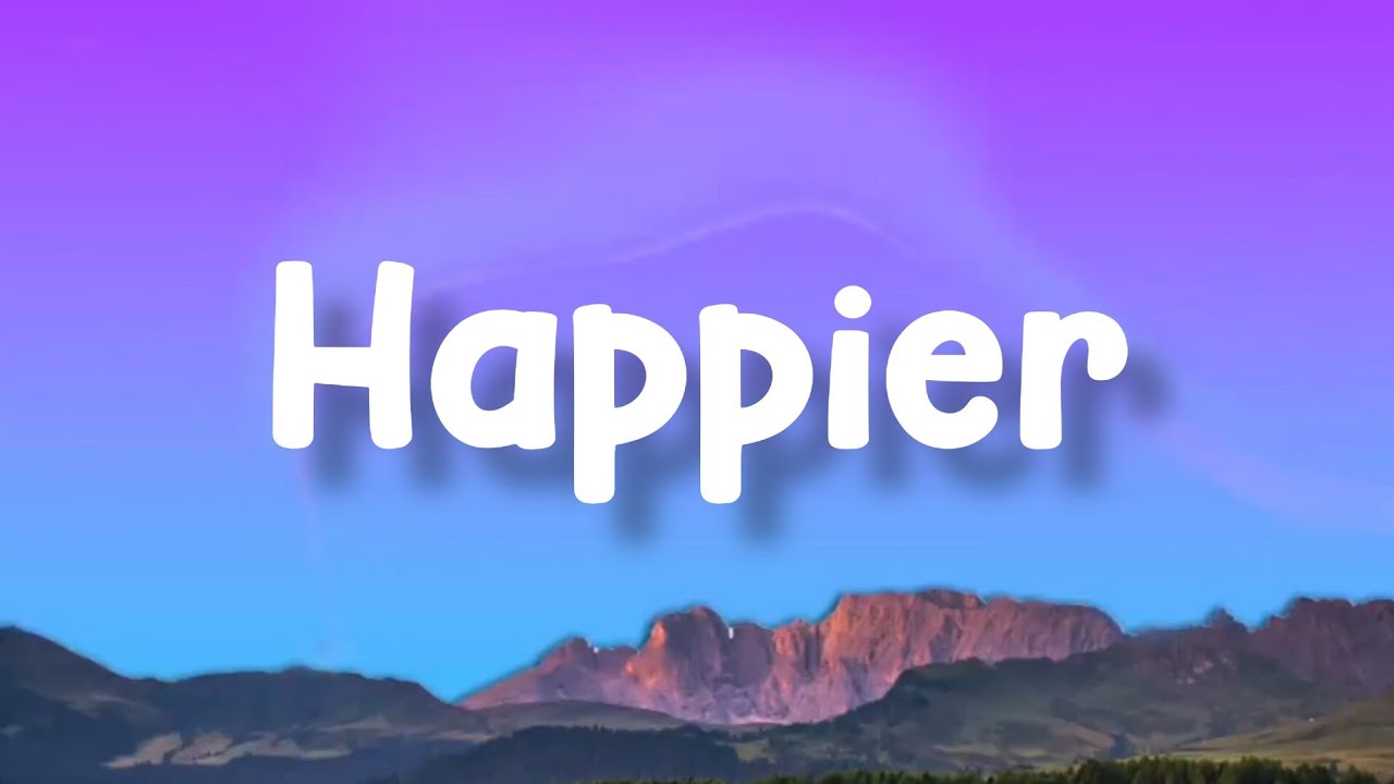 Happier | Ed Sheeran | Lyrics - YouTube