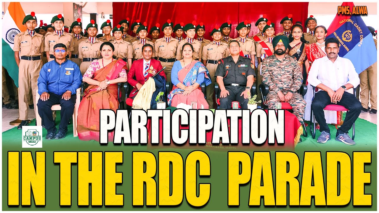 Honouring SGT Godvija at PMS, Alwal for active participation at parade ...