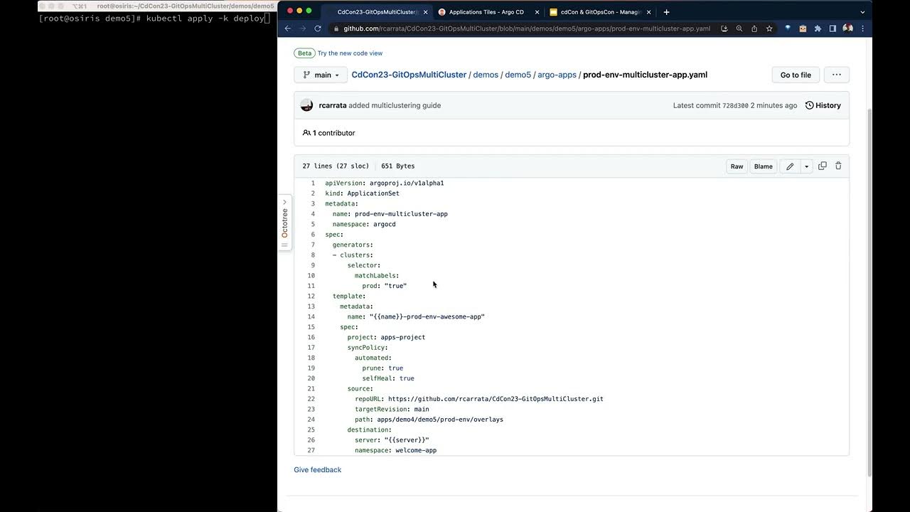 cdCon and GitOpsCon 2023 - Demo 5 - GitOps Multi Cluster & Multi-Environment Strategies - YouTube