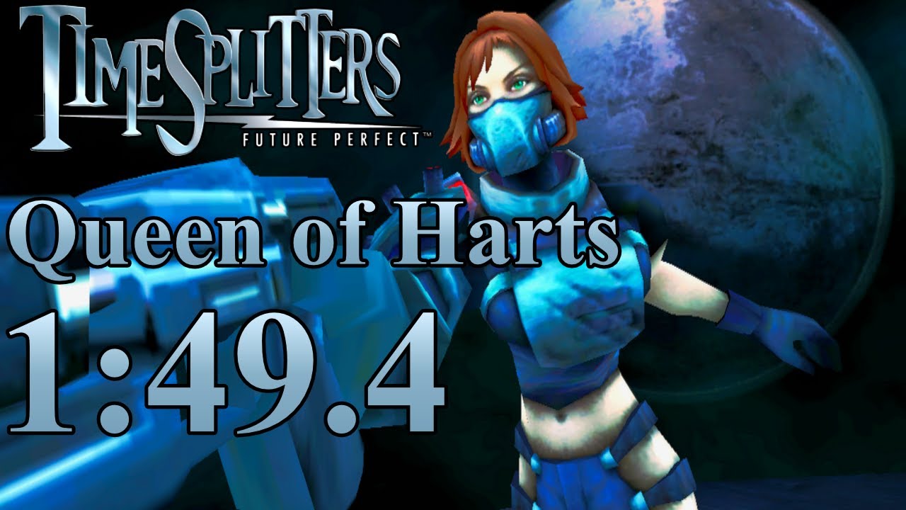 TimeSplitters: Future Perfect - Queen Of Harts Speedrun in 1:49.4 - YouTube