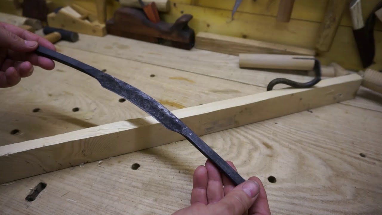 The Roman period one piece steel drawknife from Mogorjelo in Bosnia ...