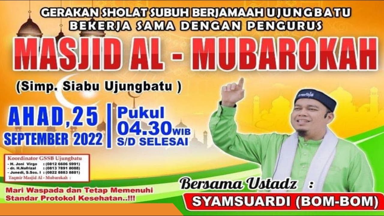 Gerakan Sholat Subuh Berjamaah Ujung Batu Bersama Ustadz Syamsuardi ...