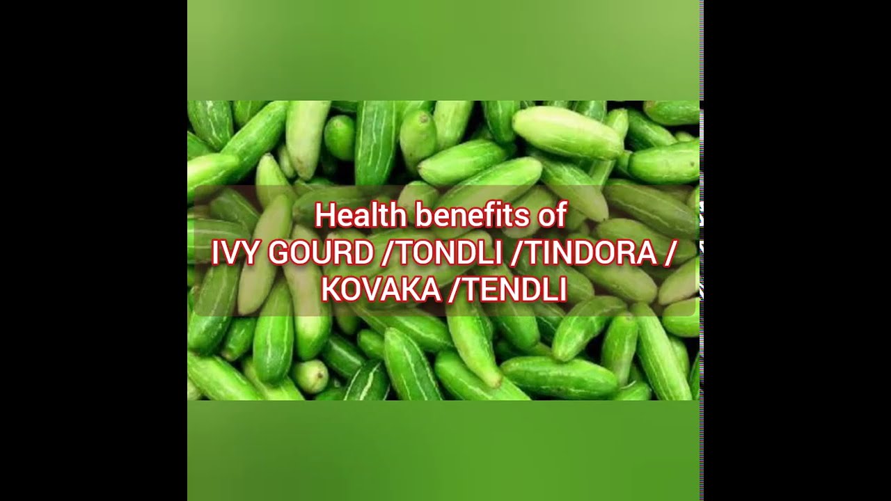 Health benefits of Ivy gourd / Tondli / Tindora / Kovaka / Tendli - YouTube