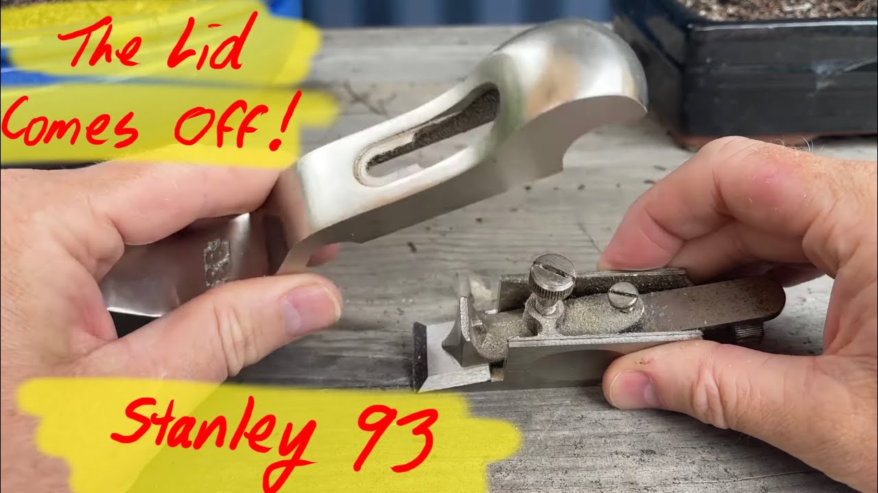 Stanley 93 Cabinet maker’s Shoulder plane or rebate plane - YouTube