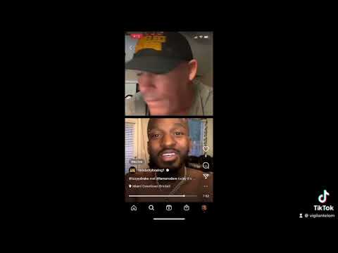 Celebrity Boxing CEO and vigilante on Instagram live together ￼