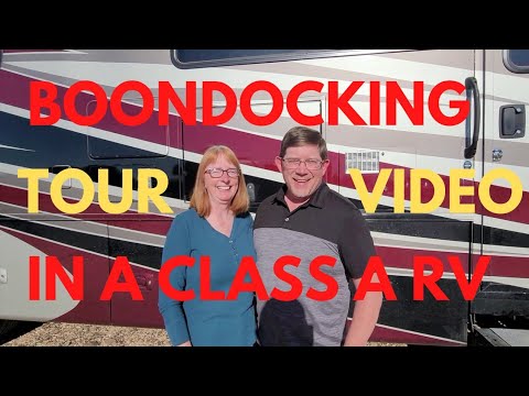 Boondocking in a Class A RV - Full-time RV Tour. @ShellysNest - YouTube