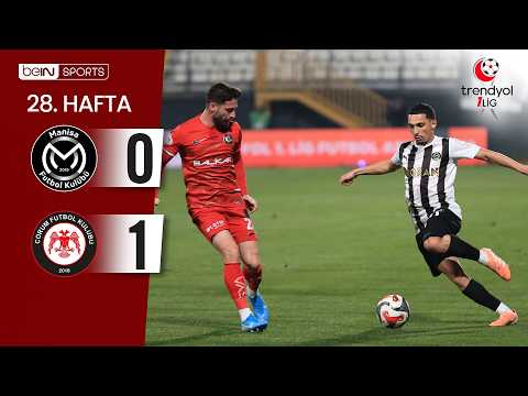 Manisa FK (0-1) Çorum FK | 28. Hafta Maç ÖZETİ | Trendyol 1. Lig - 2025/26