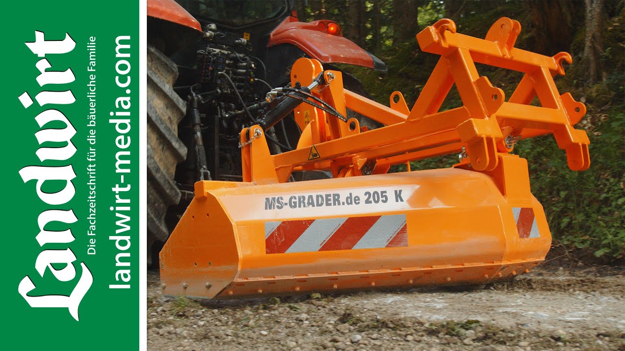 MS Grader Bull - Pflege für Wege | landwirt-media.com - YouTube