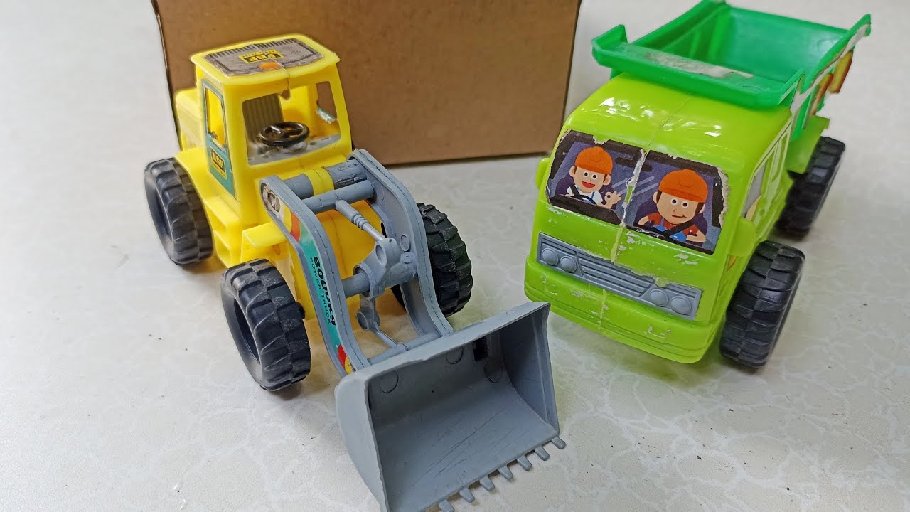 satisfying ASMR build in the toys, contractions truck 1242 - YouTube