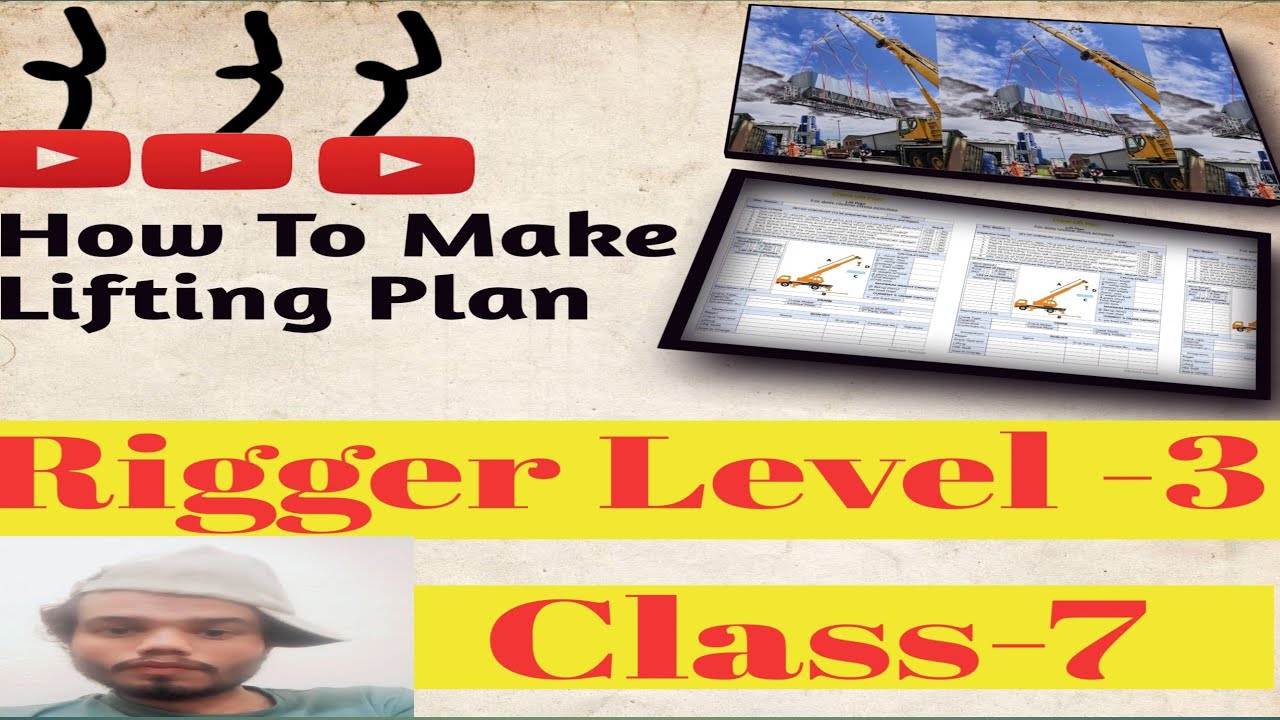 Rigger level 3 Interview And Aramco Course Class 7|How To Make Lifting Plan|Lifting plan kia ...