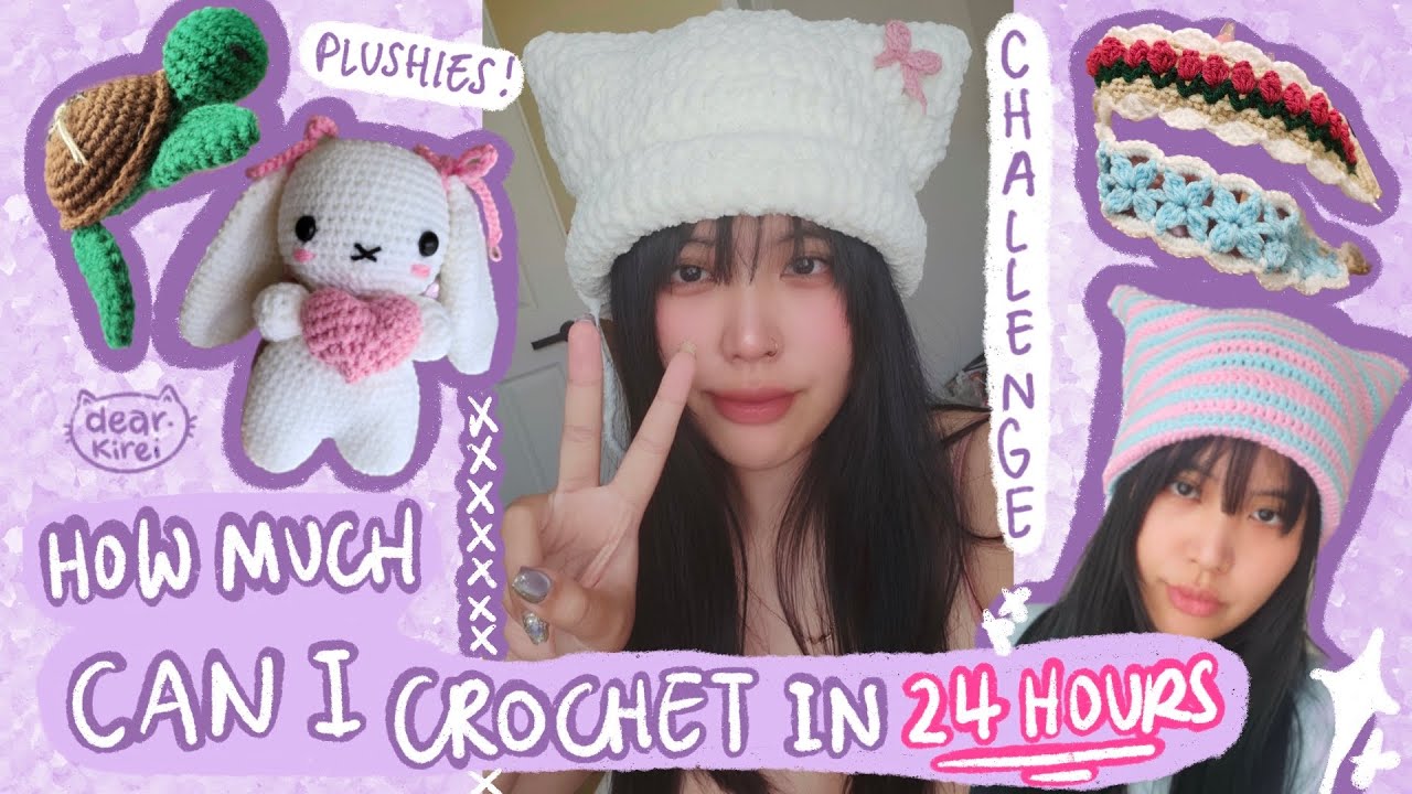 24 hour crochet challenge..... why.. - YouTube