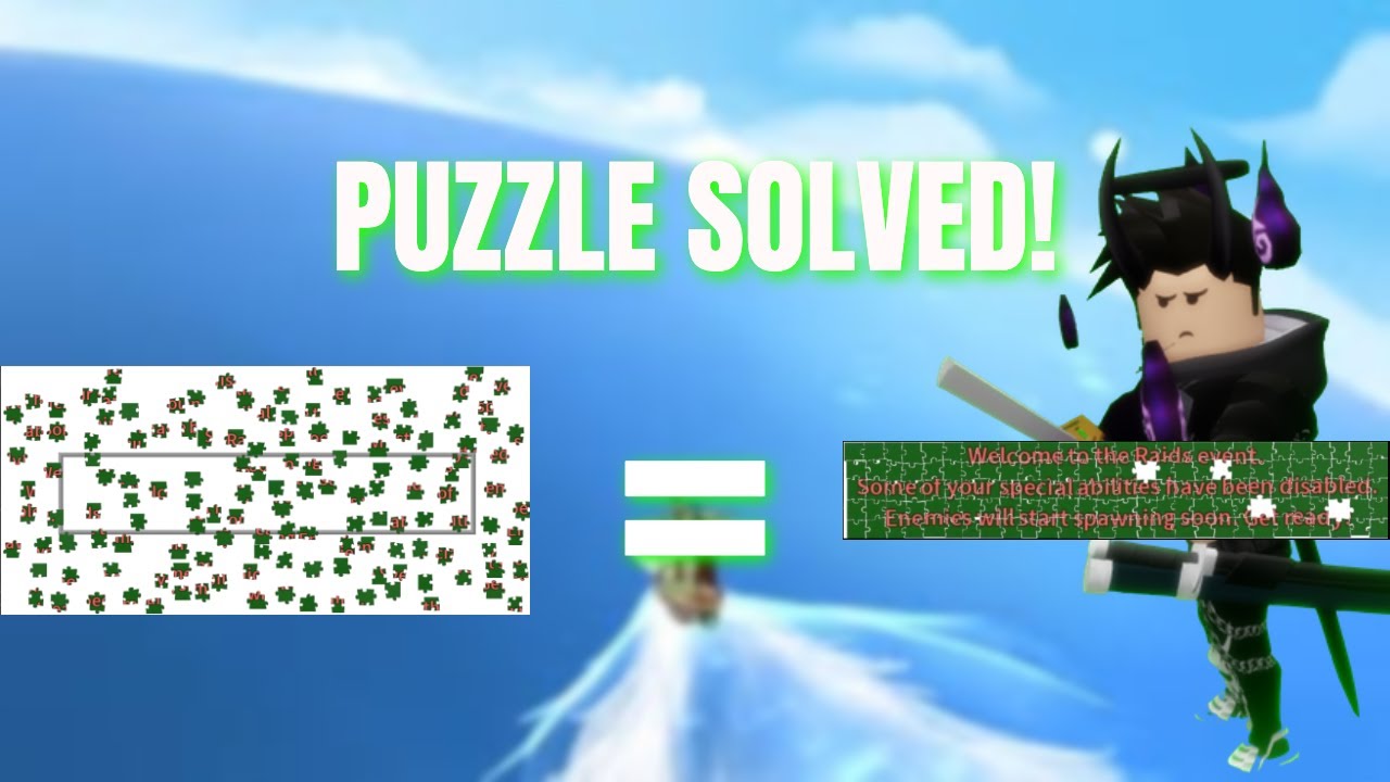 🧩 Blox Fruit | New Raid Event Puzzle Solved ( Sneak Peak ) | Update 11 ...