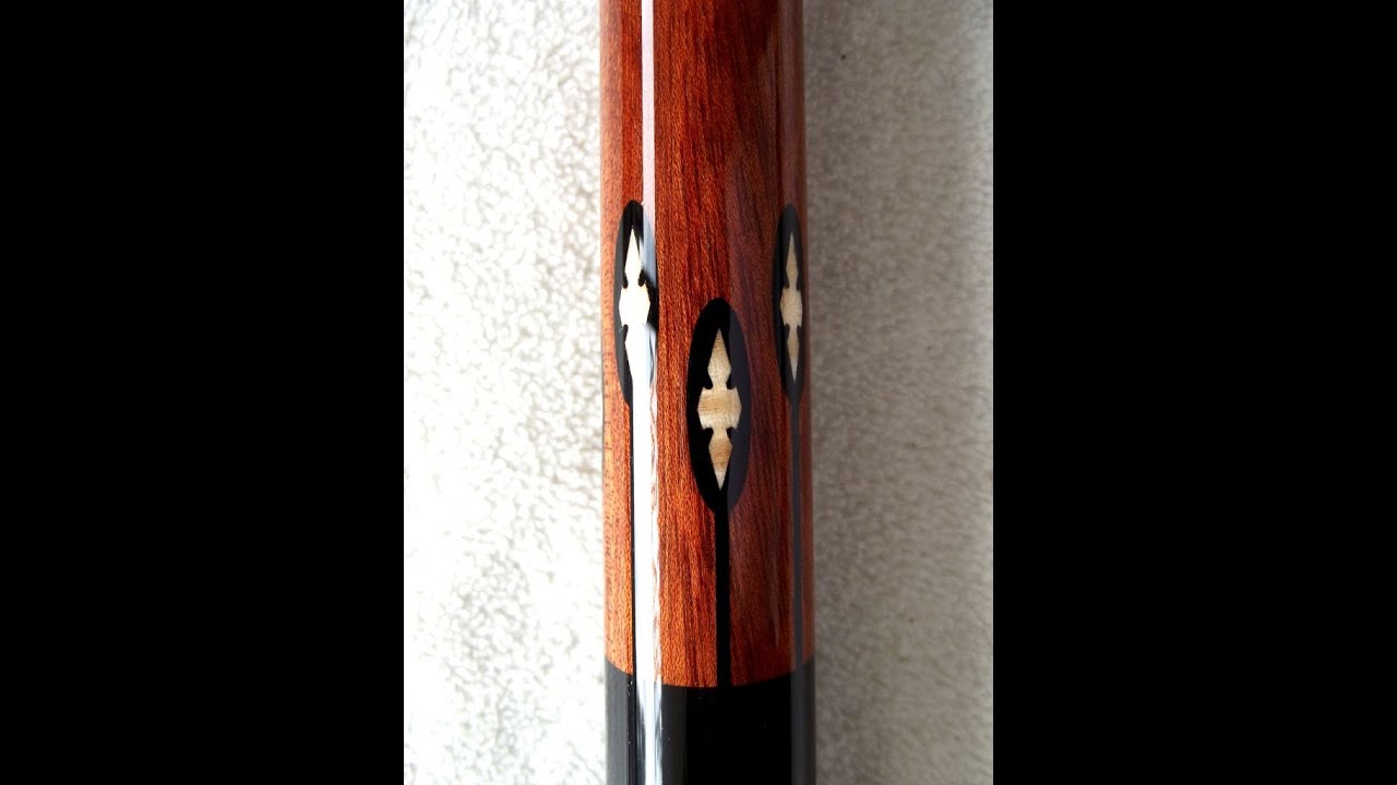 New Joss Pool Cue Stick Curly Maple With Ebony & Mother Of Pearl Inlays ...