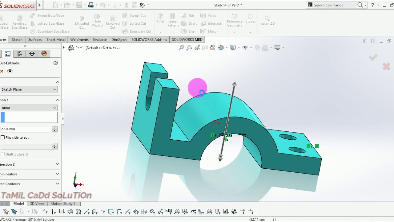 #Solidworks Design and Drafting |Tutorial-02 | - YouTube