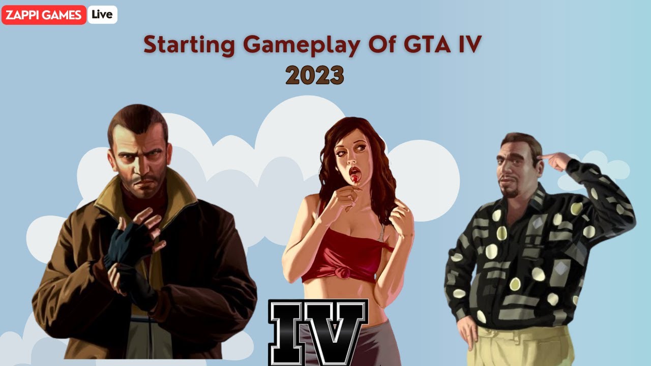 GTA IV gameplay starting scene - First mission of the game - YouTube