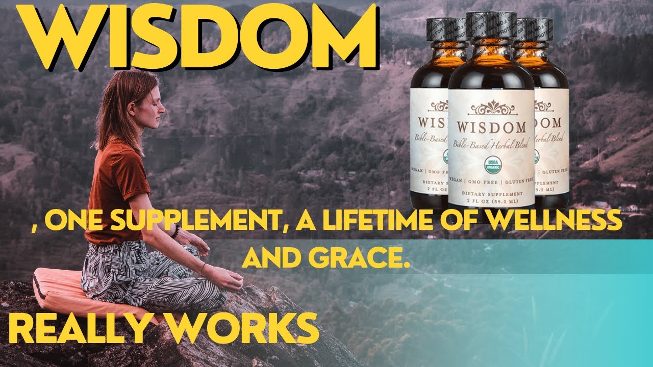 Try Wisdom Nutrition drops of wisdom Eight Biblical Herbs, One ...