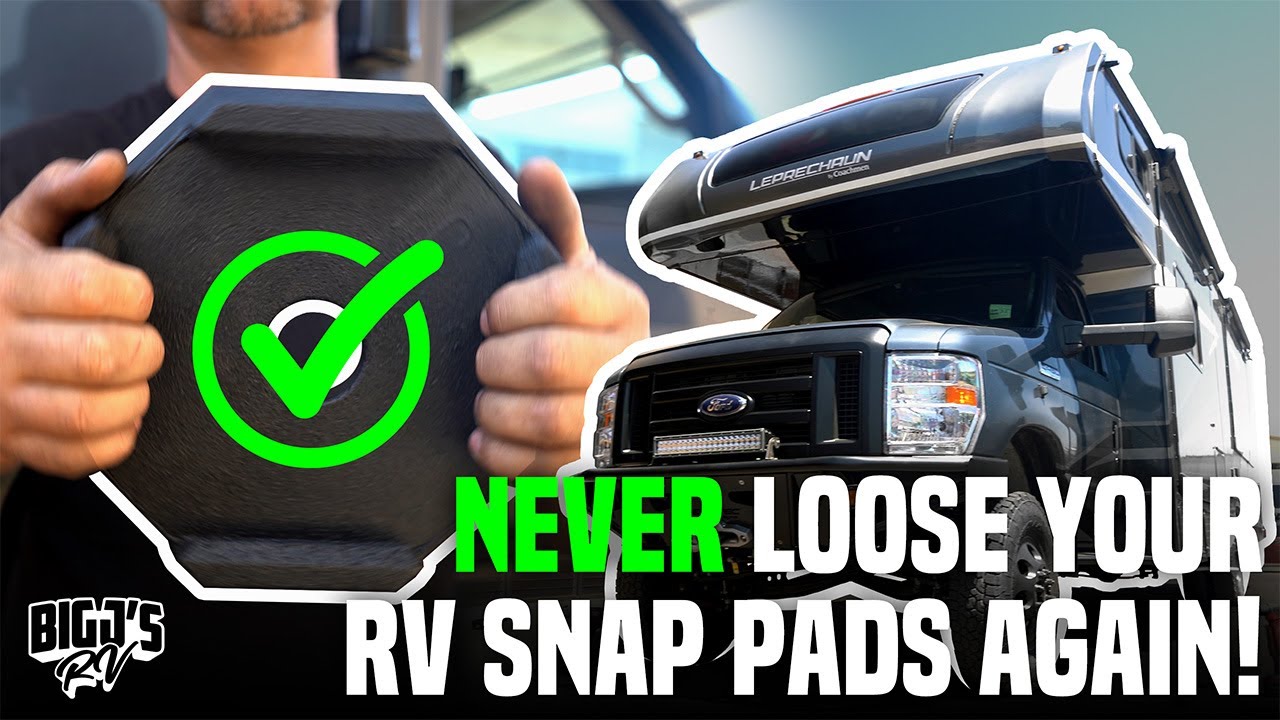 How To Install Snap Pads On Your RV SAVE & PREVENT Your Leveling Jacks ...