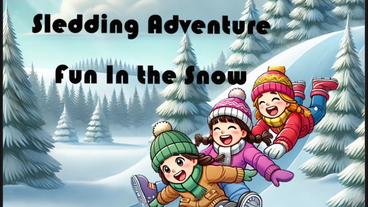 Sledding Adventure: A Fun Winter Story for Kids “ A Day For Sledding ...